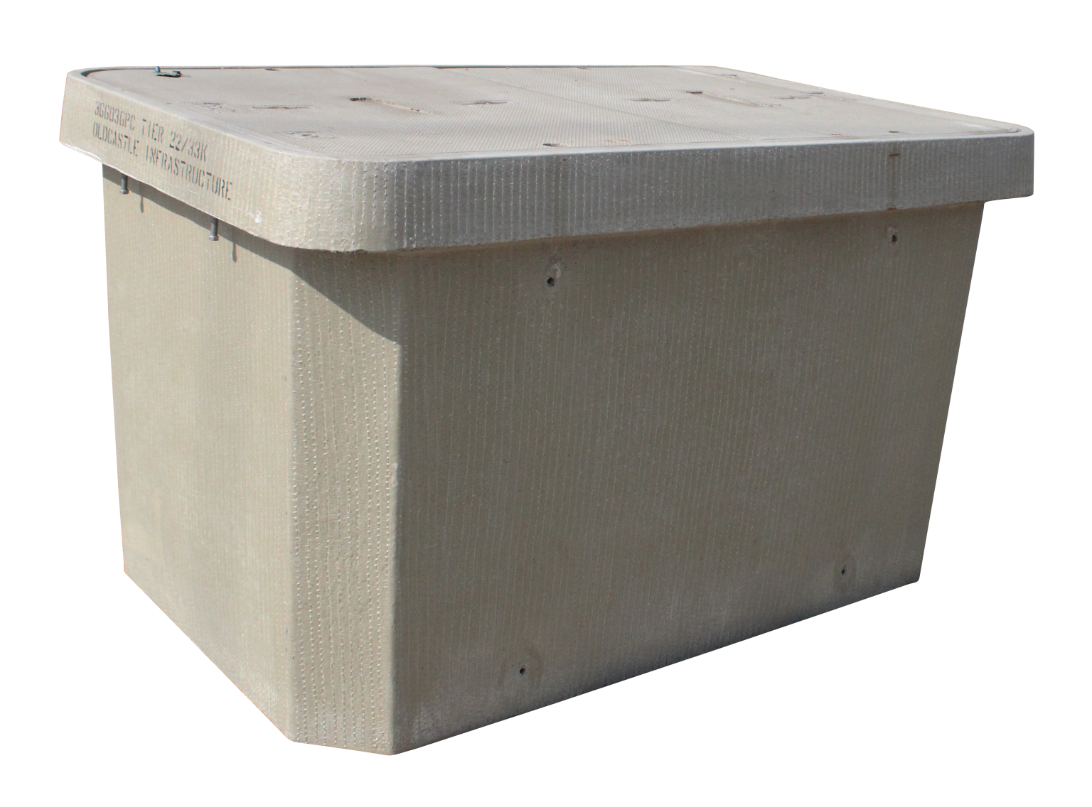 OldCastle - 36 x 60 x 36 Polymer Concrete Vault, Tier 22 - 366036-PC-PC ...