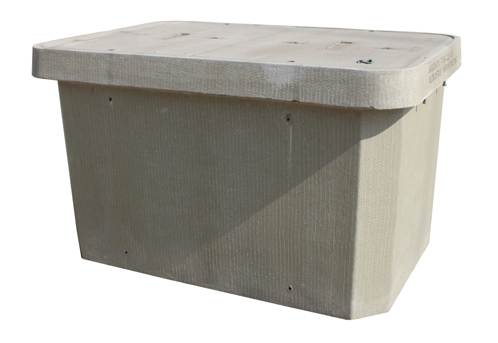 OldCastle - 36 x 60 x 36 Polymer Concrete Vault, Tier 22 - 366036-PC-PC ...